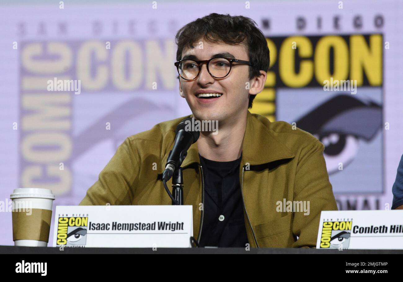 Isaac Hempstead Wright appears at the "Game of Thrones" panel on day ...