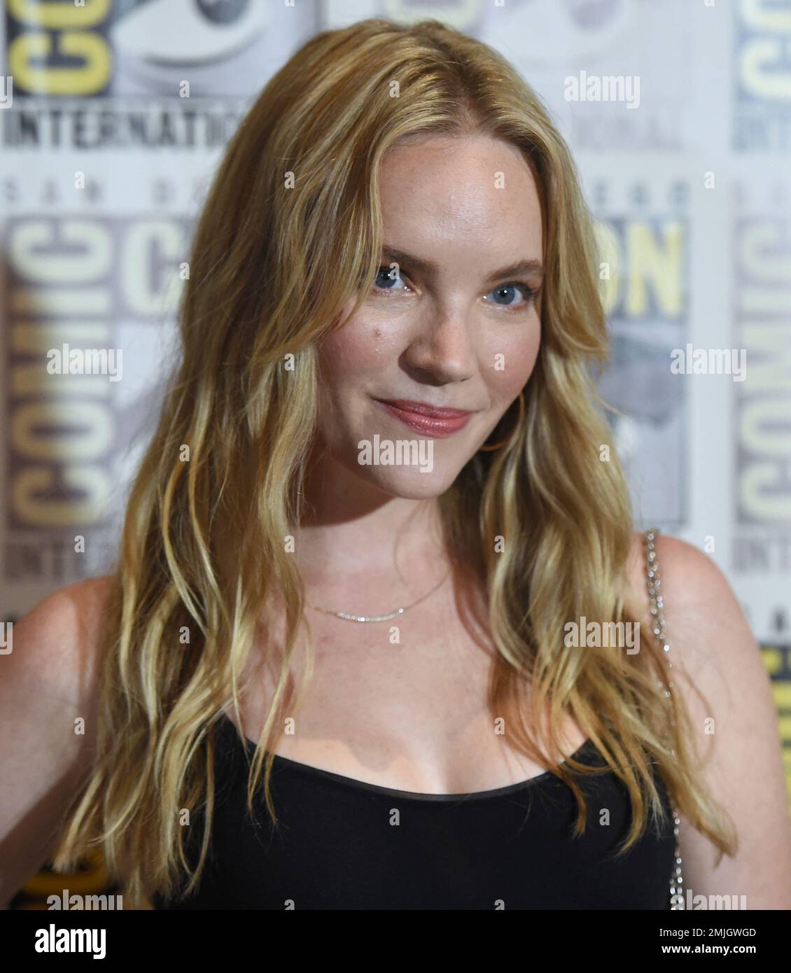 Tamzin Merchant attends the "Carnival Row" press line on day two of ...