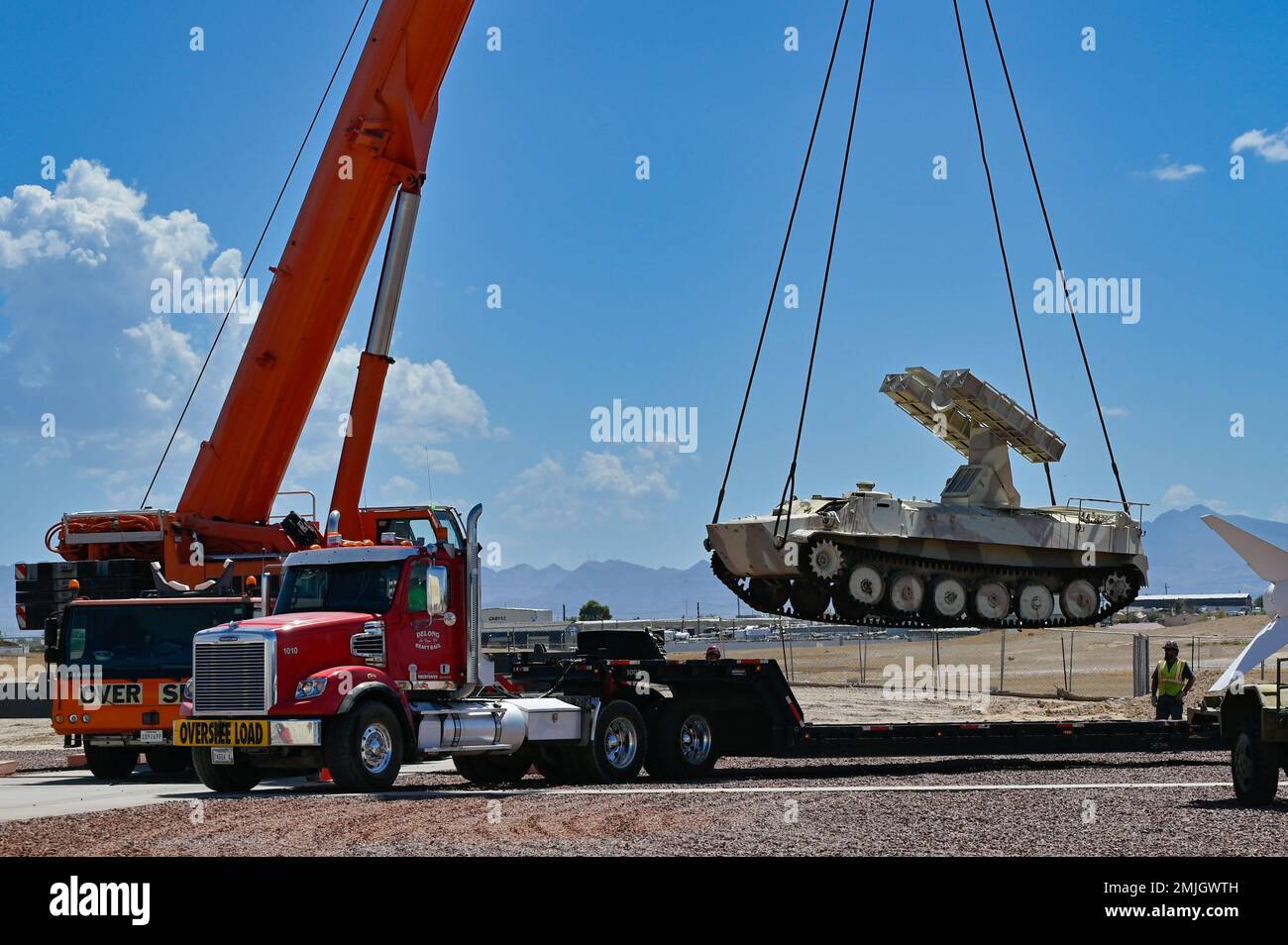 An SA-13 Gopher displayed at the Threat Training Facility (TTF) is ...