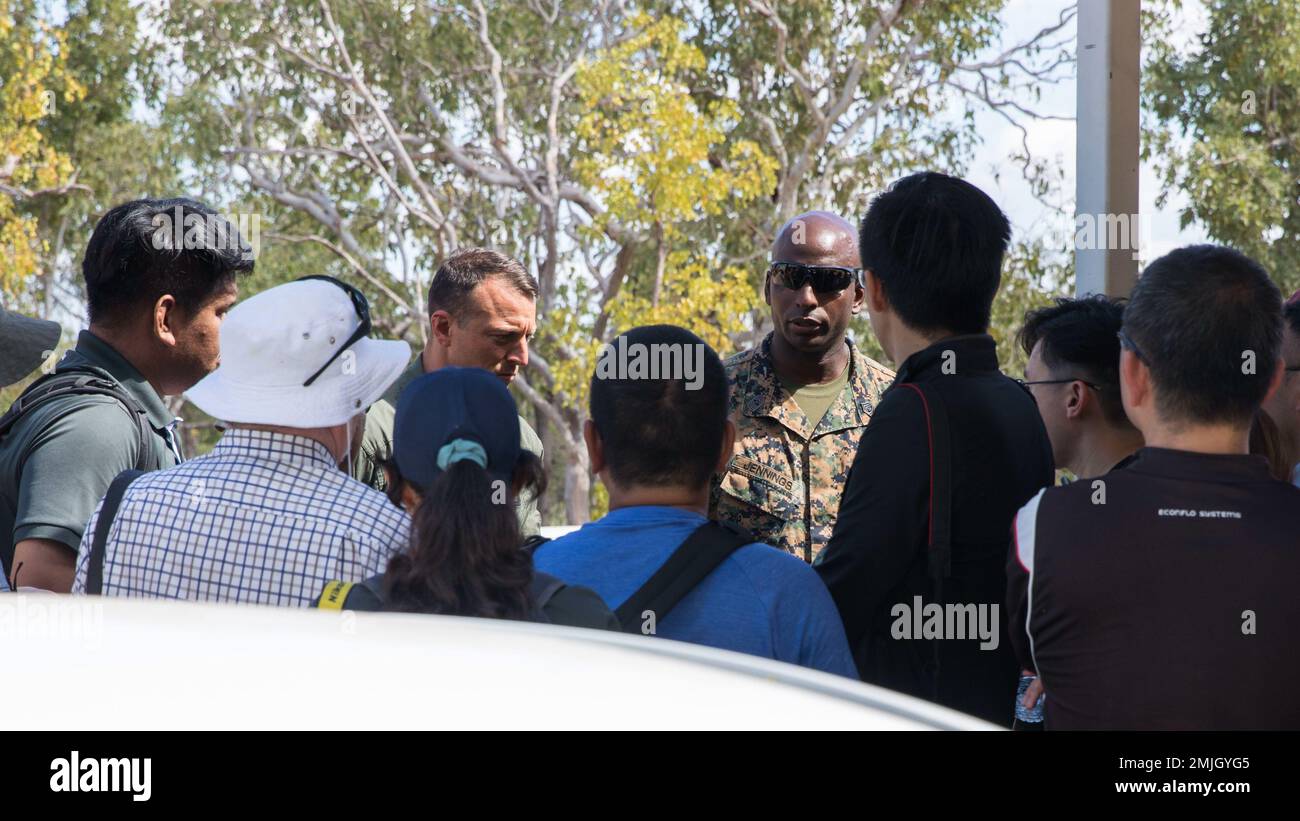 U.S. Marine Corps Sgt. Maj. Trevor Jennings, sergeant major of Marine ...