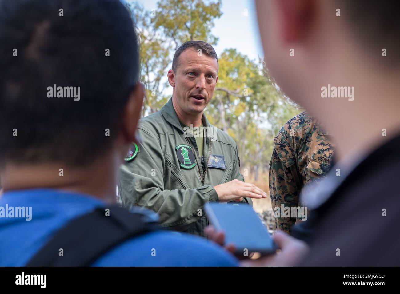U.S. Marine Corps Lt. Col. Timothy Farag, commanding officer of Marine ...