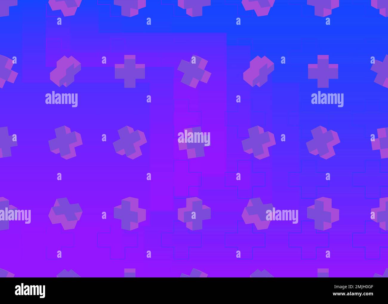 3D background wallpaper with gradient geometric cross shapes Stock ...