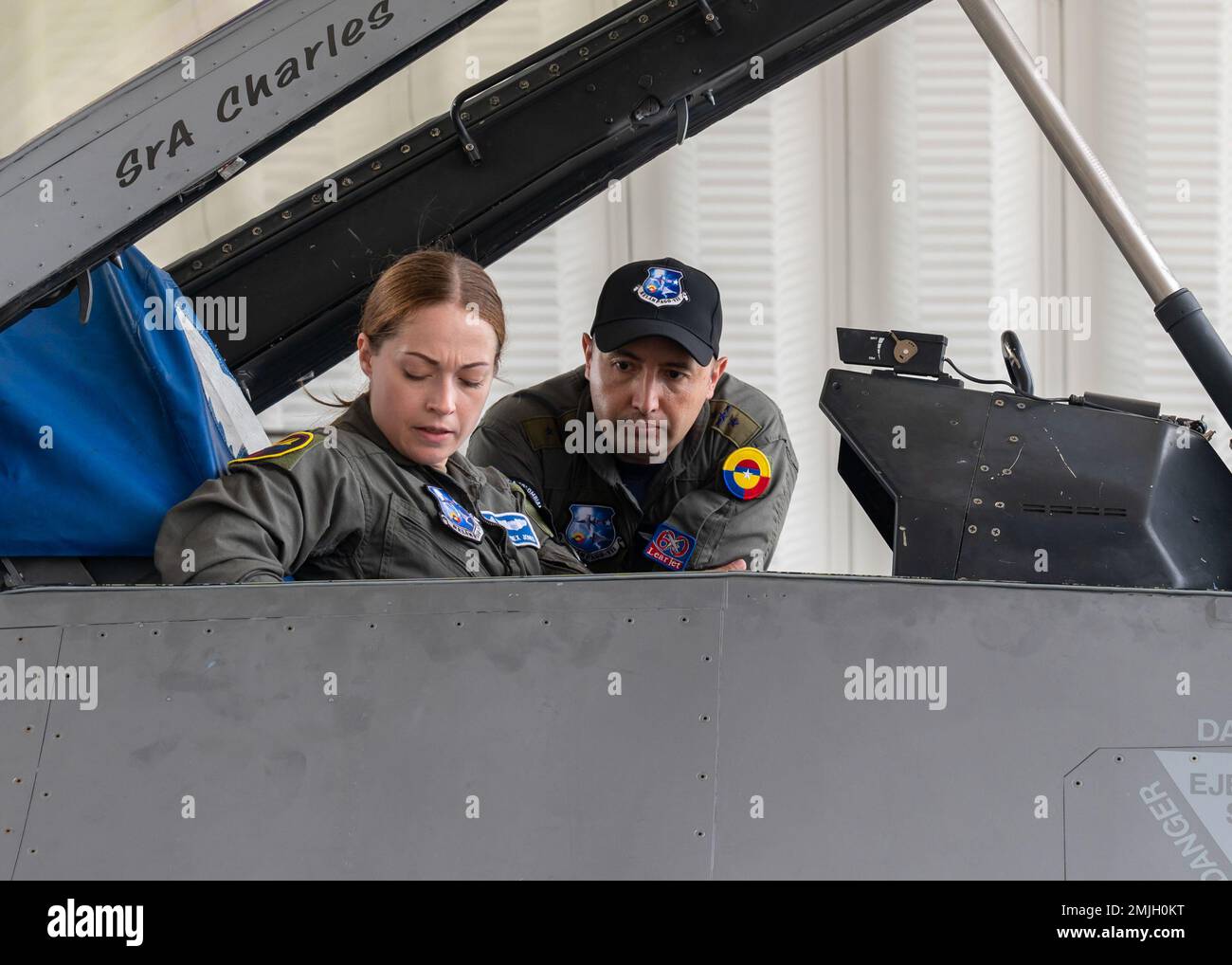 U.S. Air Force 1st Lt. Miranda Jones, a pilot with the South Carolina Air National Guard’s 157th ...