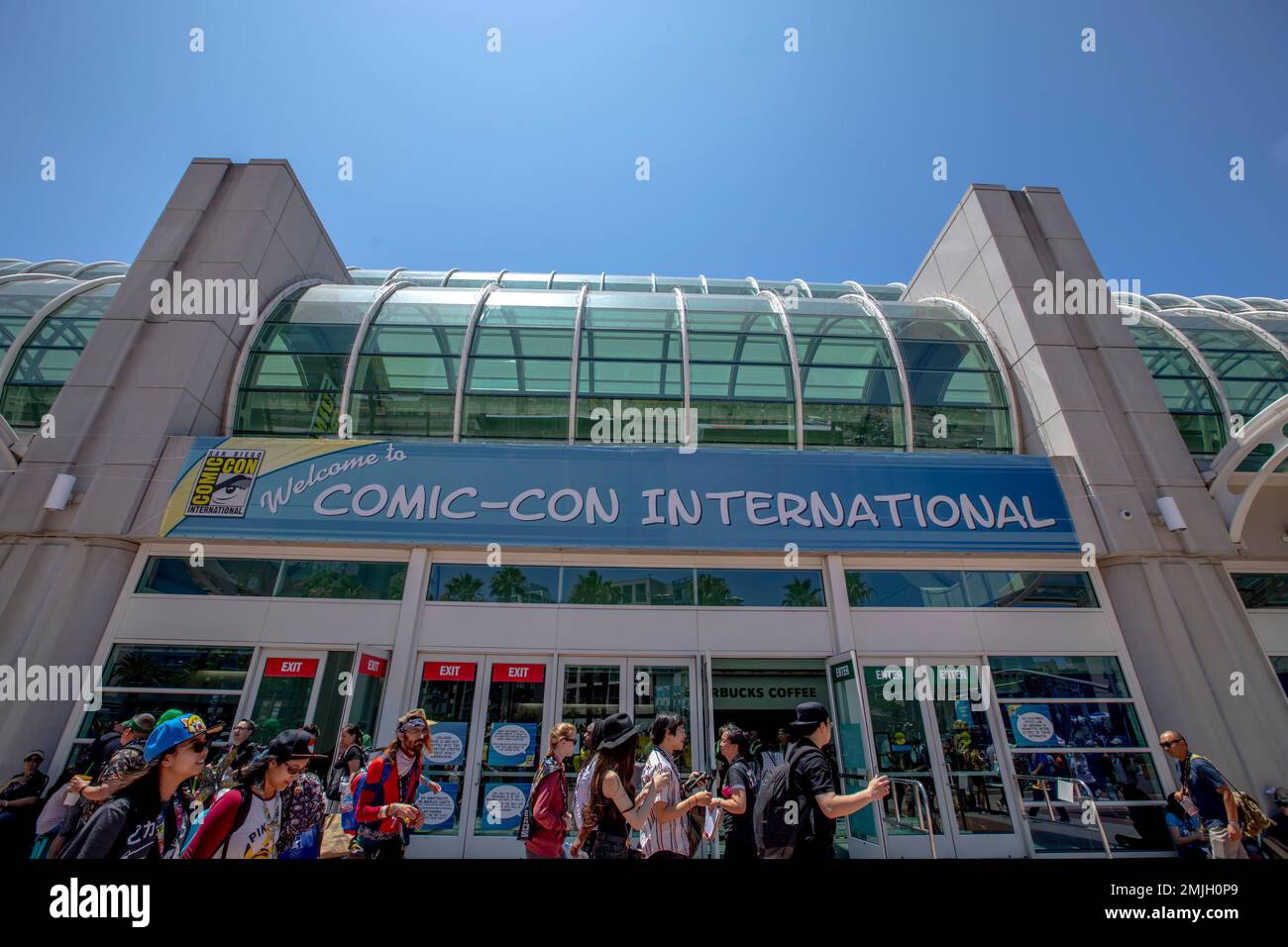 The San Diego Convention Center on Day One at Comic-Con International ...