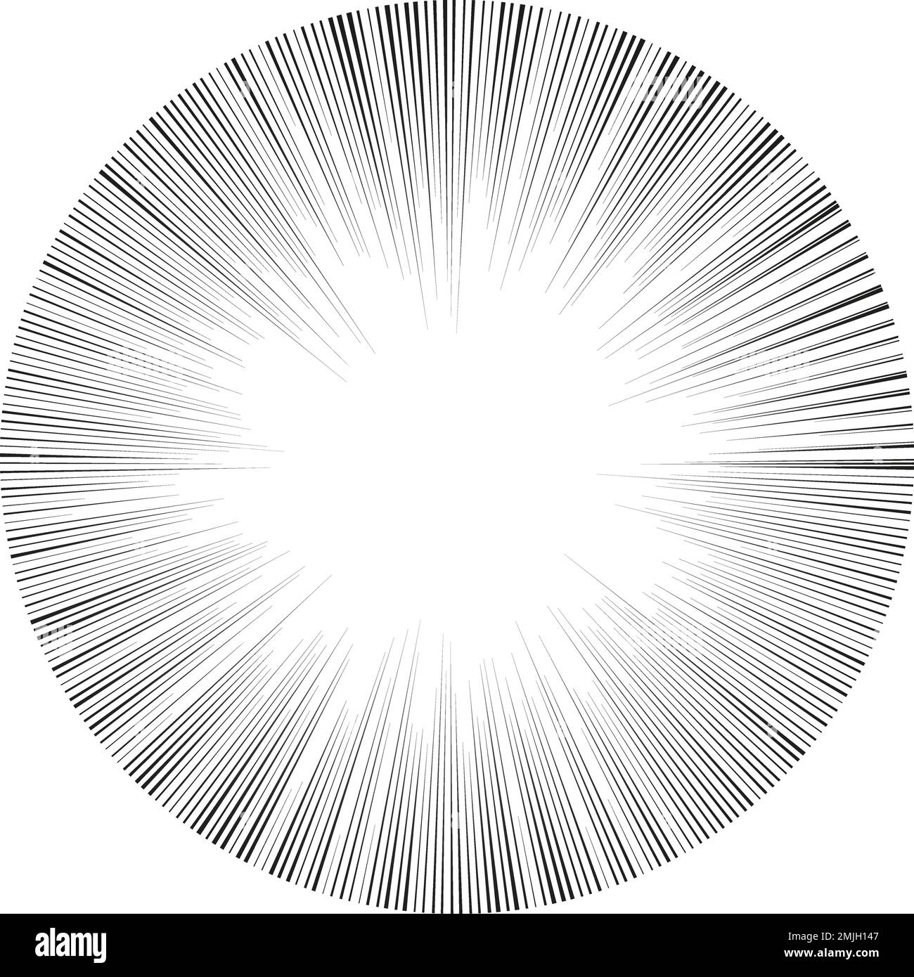 Manga radial action speed Cut Out Stock Images & Pictures - Alamy