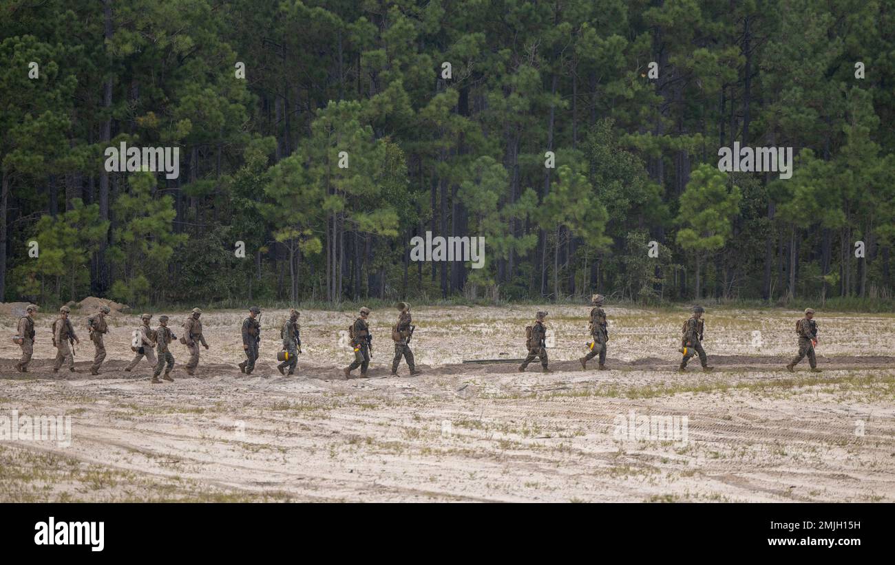 U.S Marines with 2d Combat Engineer Battalion, 2d Marine Division ...