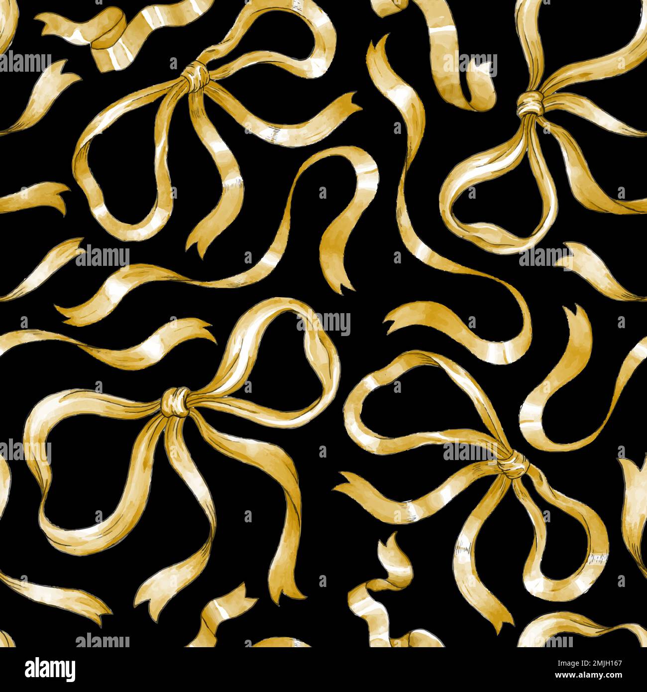 Gold ribbon patterned background vector Stock Vector Image & Art - Alamy