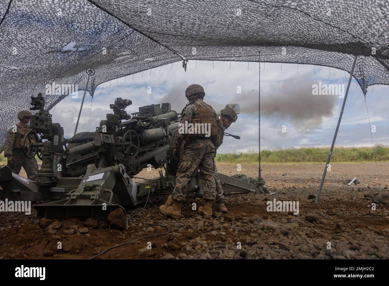 U.S. Marines with Charlie Company, 3d Battalion, 12th Marines, 3d ...