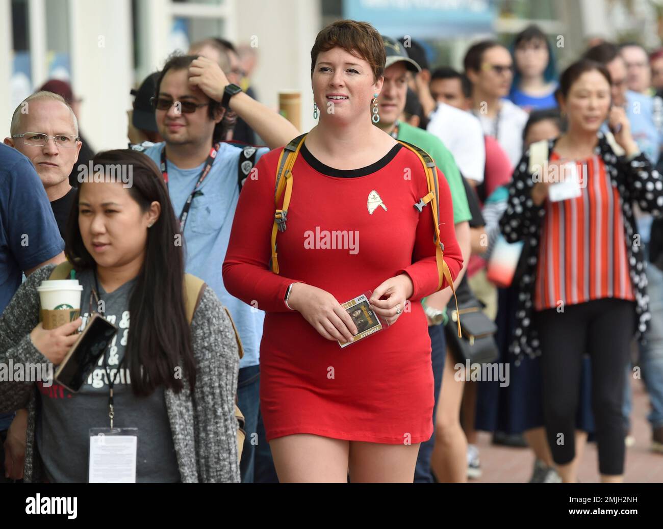 Cole Reed, of Thousand Oaks, dressed as Lt. Uhura of "Star Trek ...