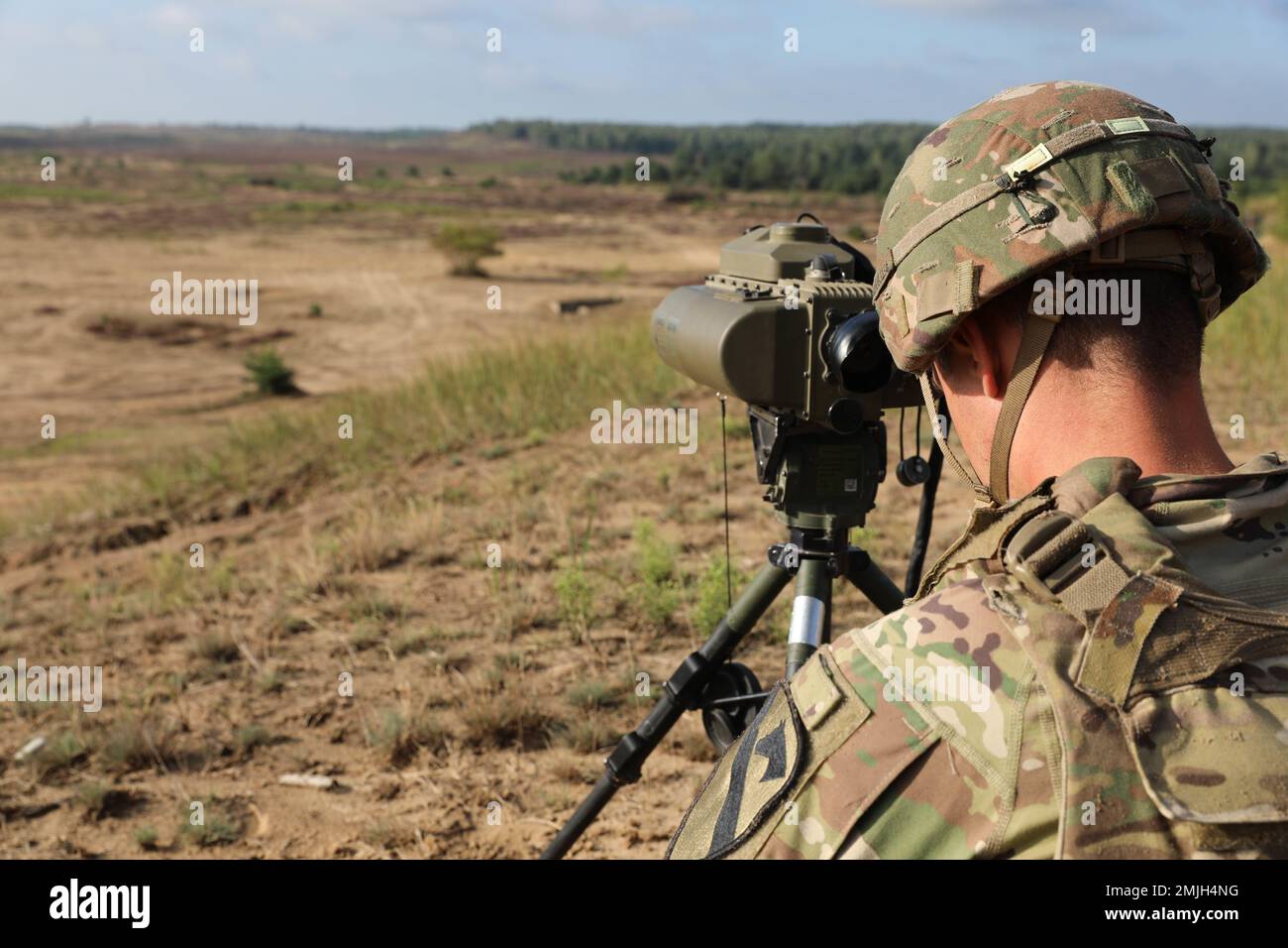 U.S. Army soldier, assigned to the 3rd Armored Brigade Combat Team, 1st ...