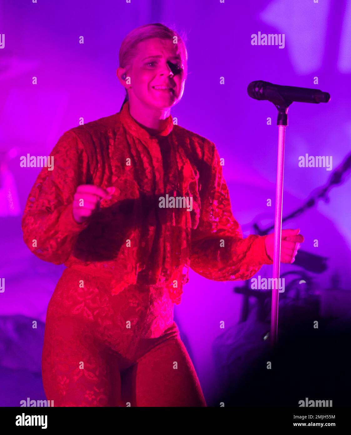 Robyn performs in concert during her "Honey Tour" at TD Pavilion at the ...