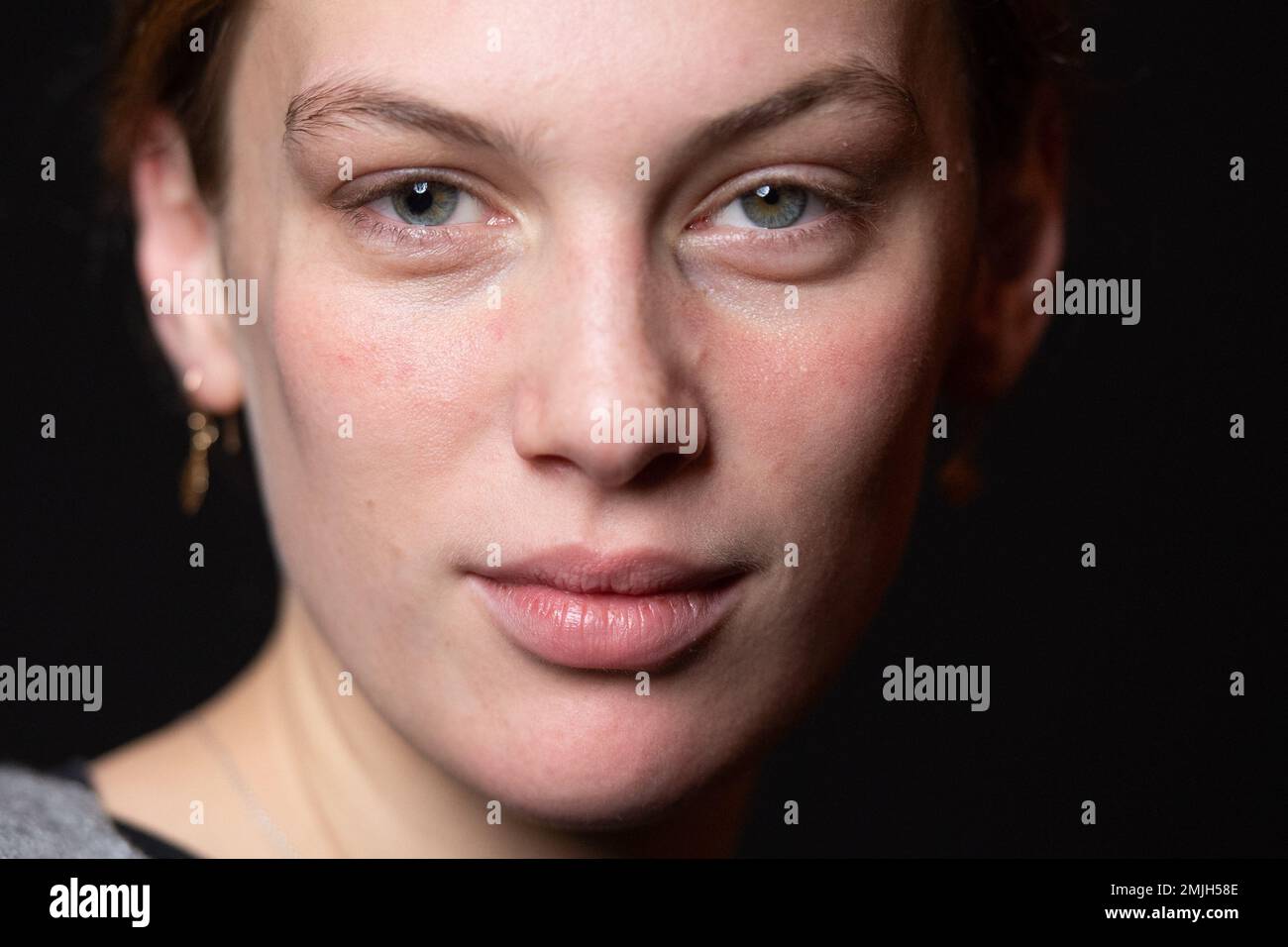 Lou Lampros attending a Portrait Session during the 30th Gerardmer ...