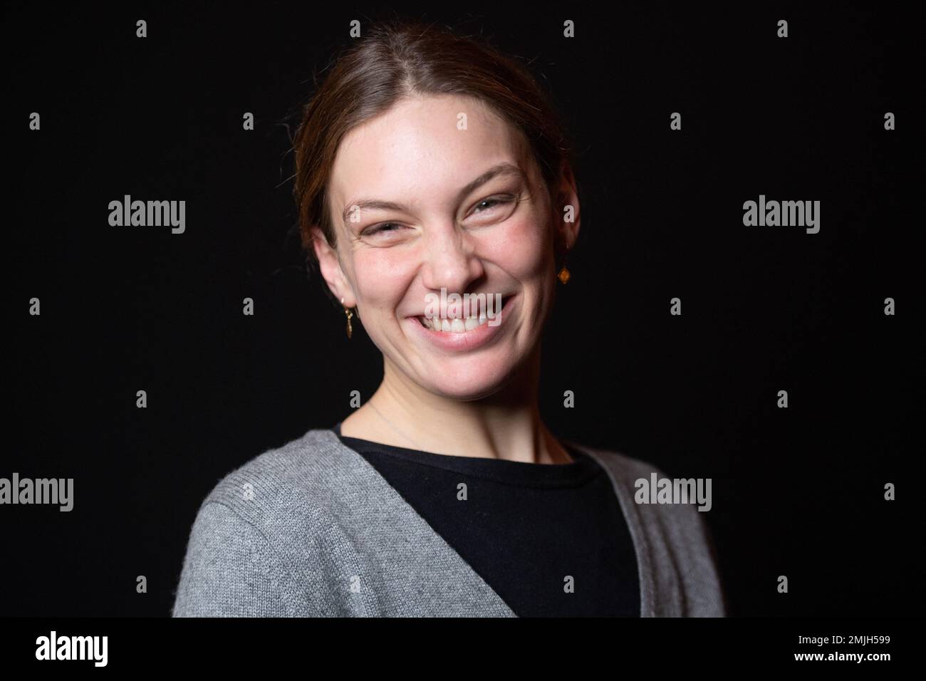 Lou Lampros attending a Portrait Session during the 30th Gerardmer ...