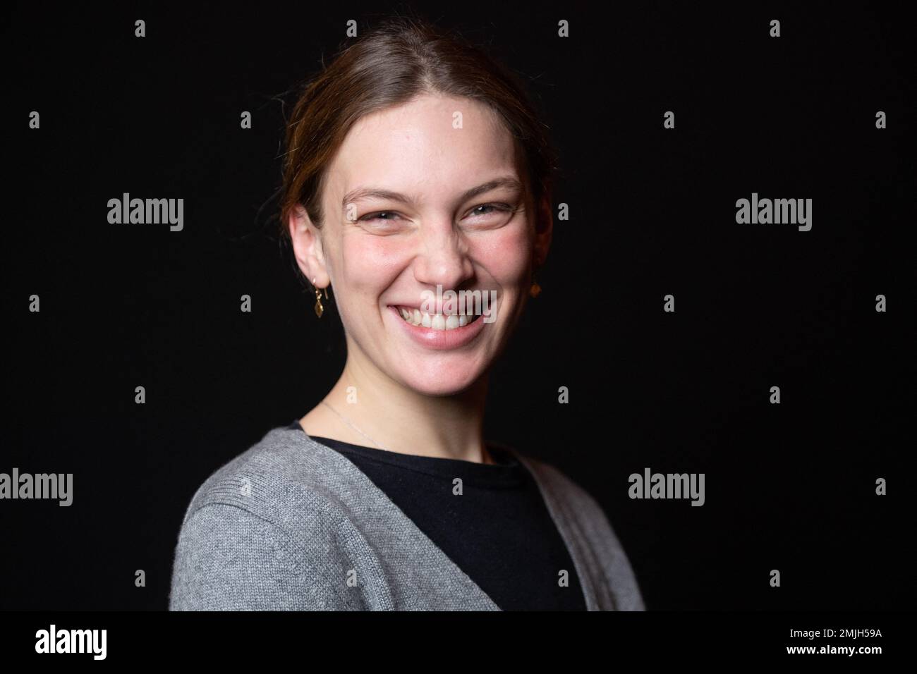 Lou Lampros attending a Portrait Session during the 30th Gerardmer ...