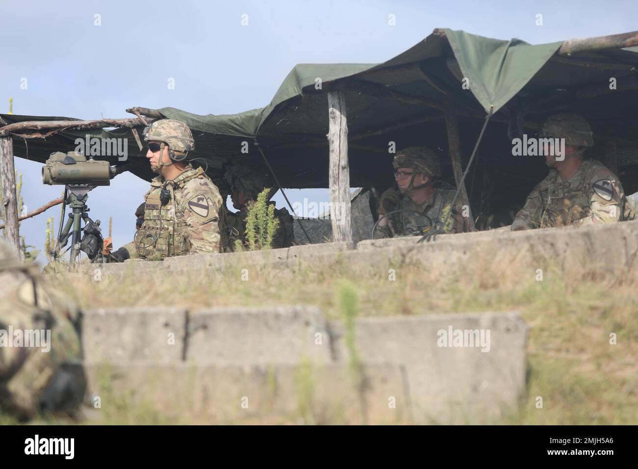 U.S. Army soldiers, assigned to the 3rd Armored Brigade Combat Team ...