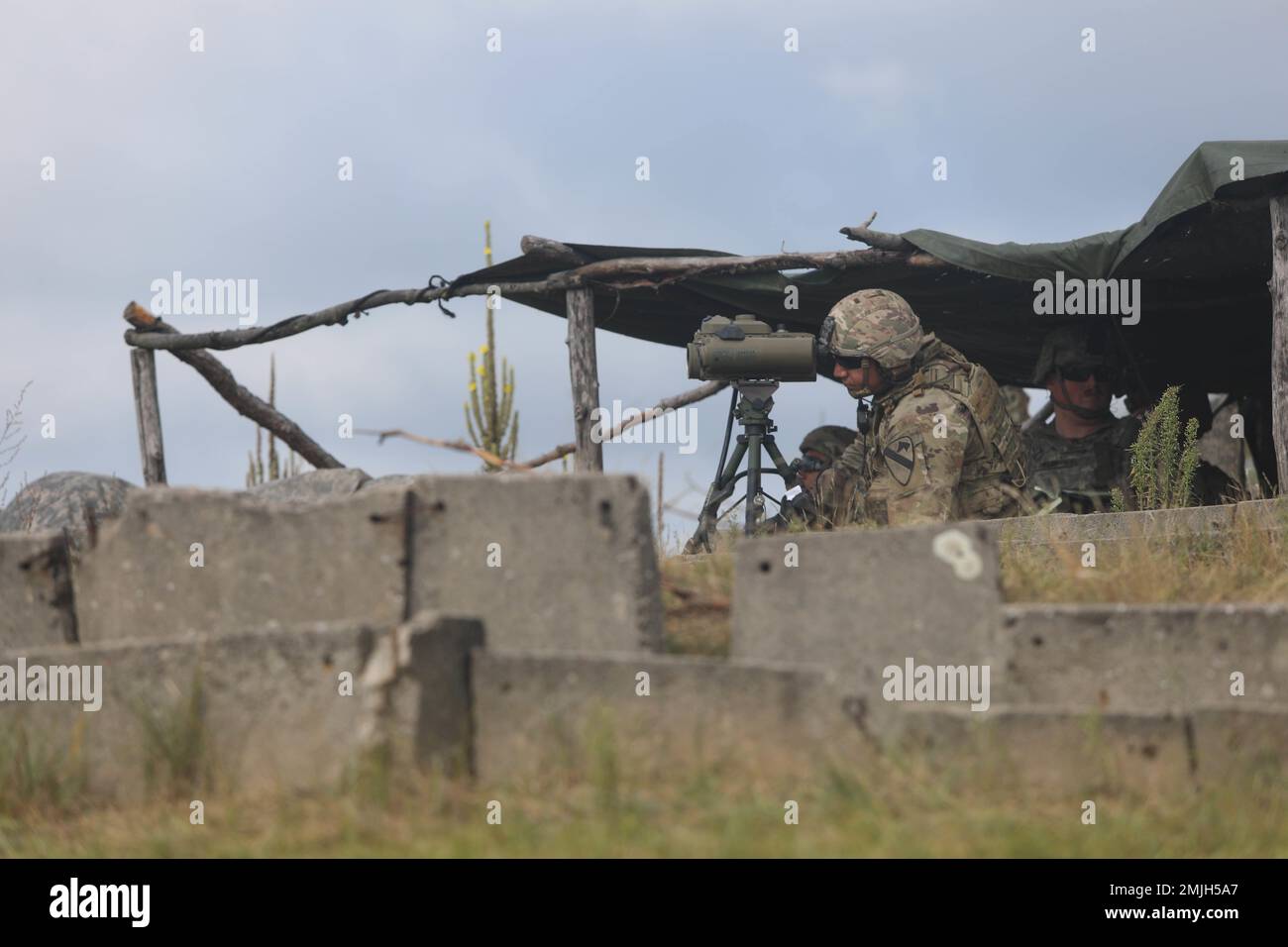 U.S. Army soldiers, assigned to the 3rd Armored Brigade Combat Team ...