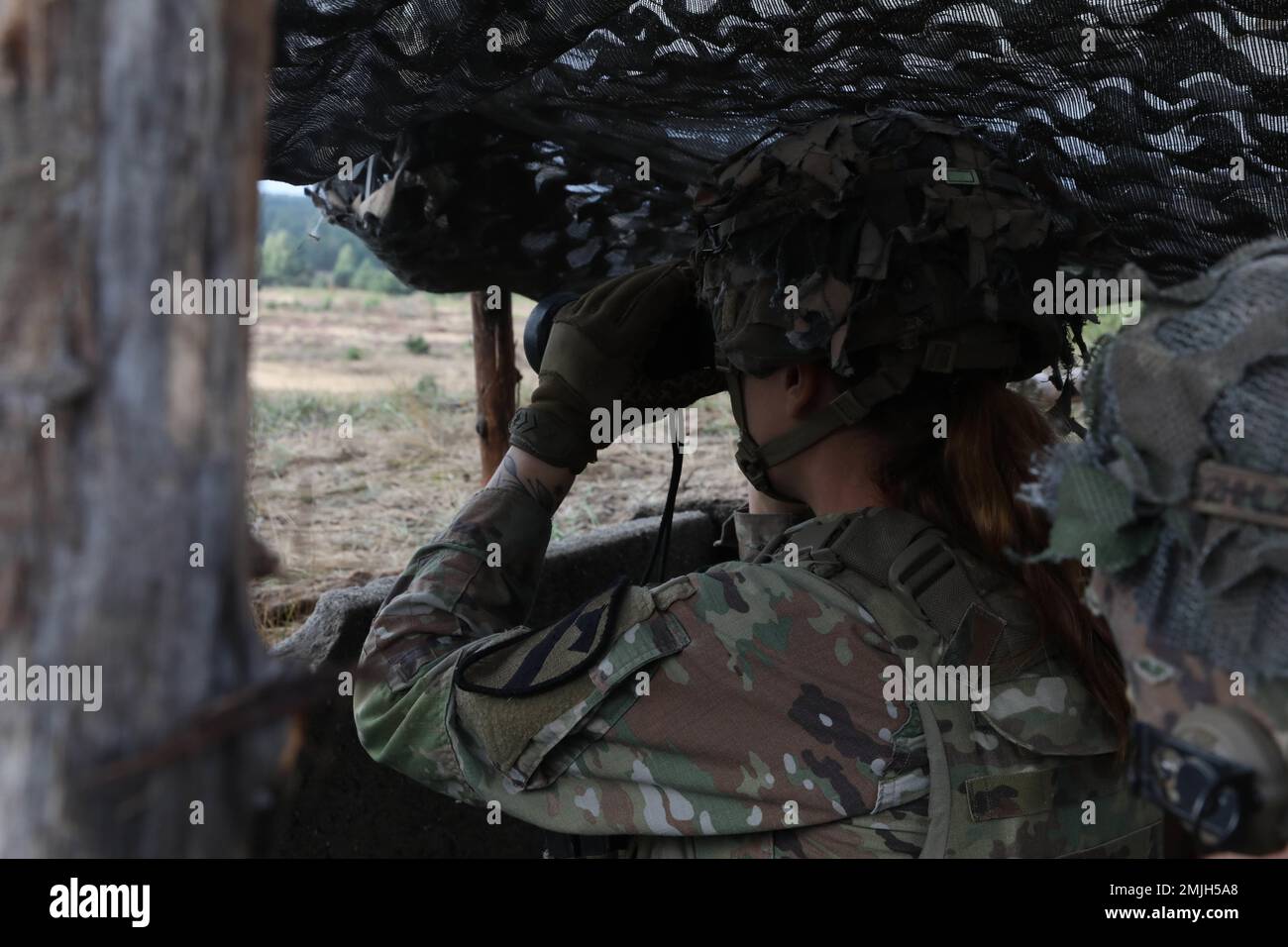 U.S. Army soldier, assigned to the 3rd Armored Brigade Combat Team, 1st ...