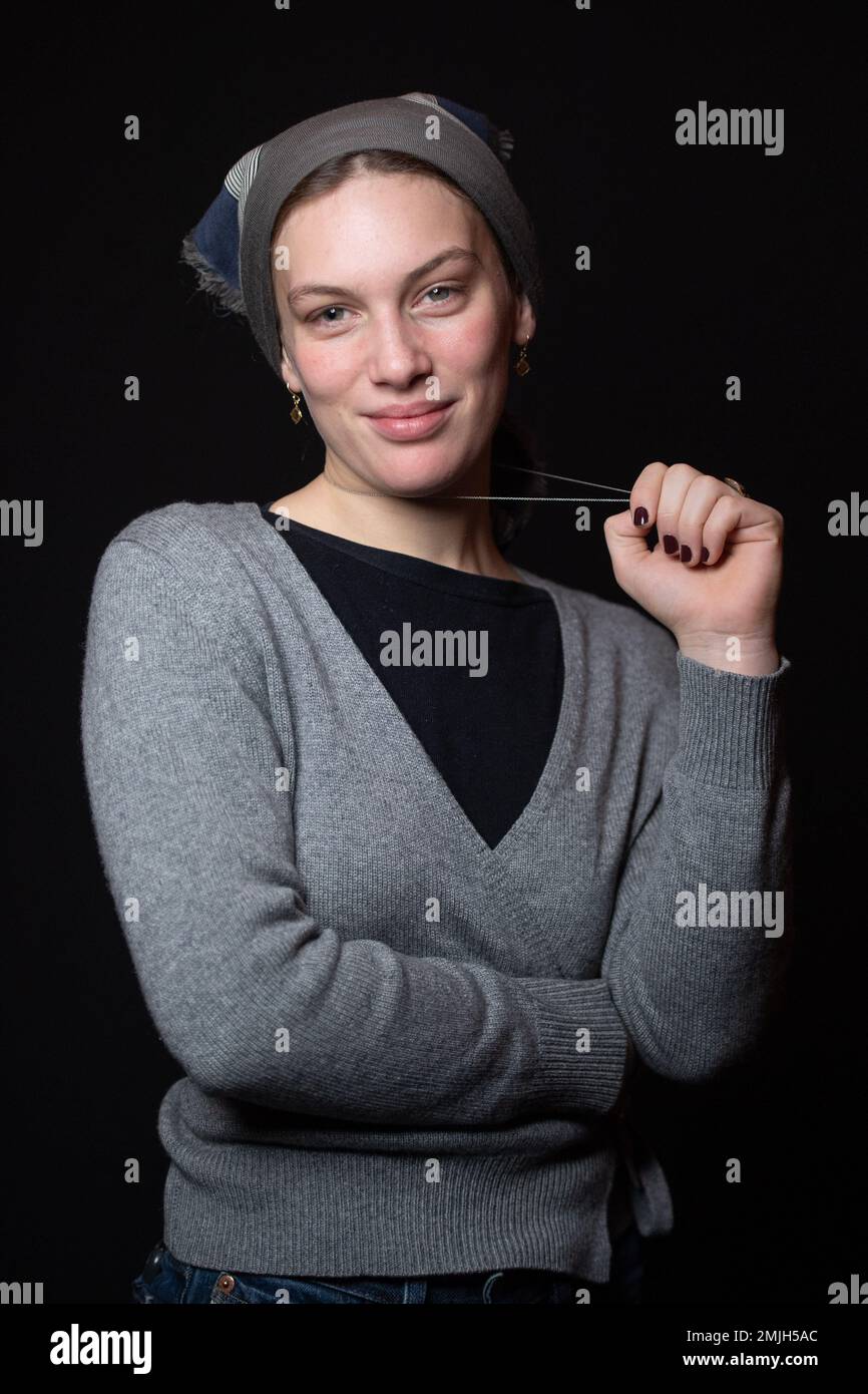 Lou Lampros attending a Portrait Session during the 30th Gerardmer ...