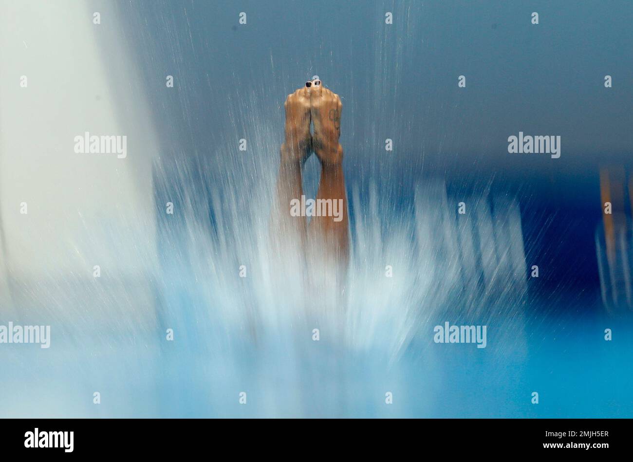 Canada's Jennifer Abel performs her routine in the women's 3m ...