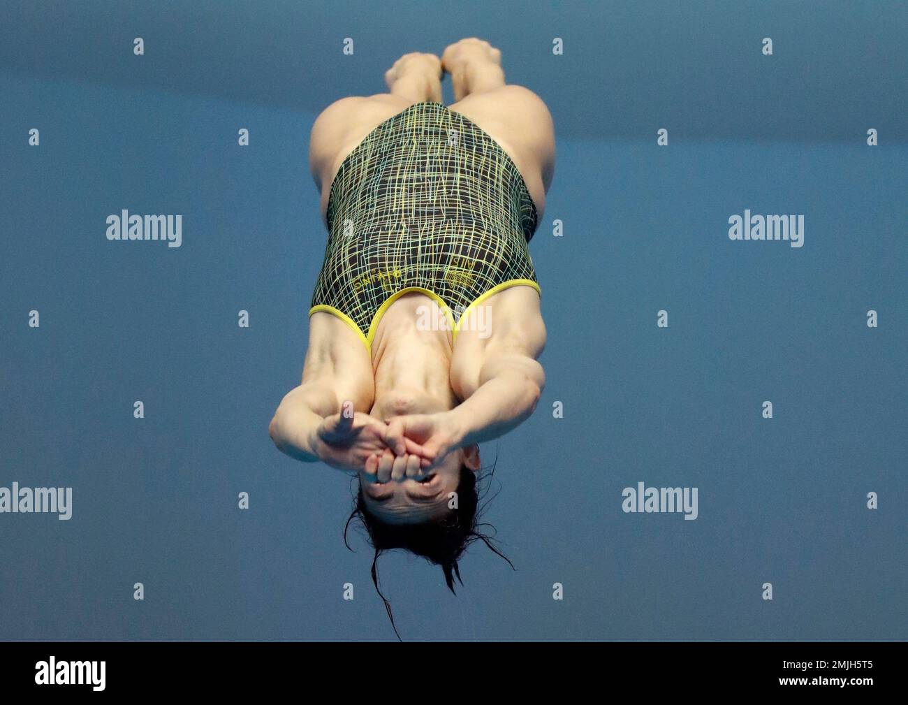 Australia's Maddison Keeney performs her routine in the women's 3m ...