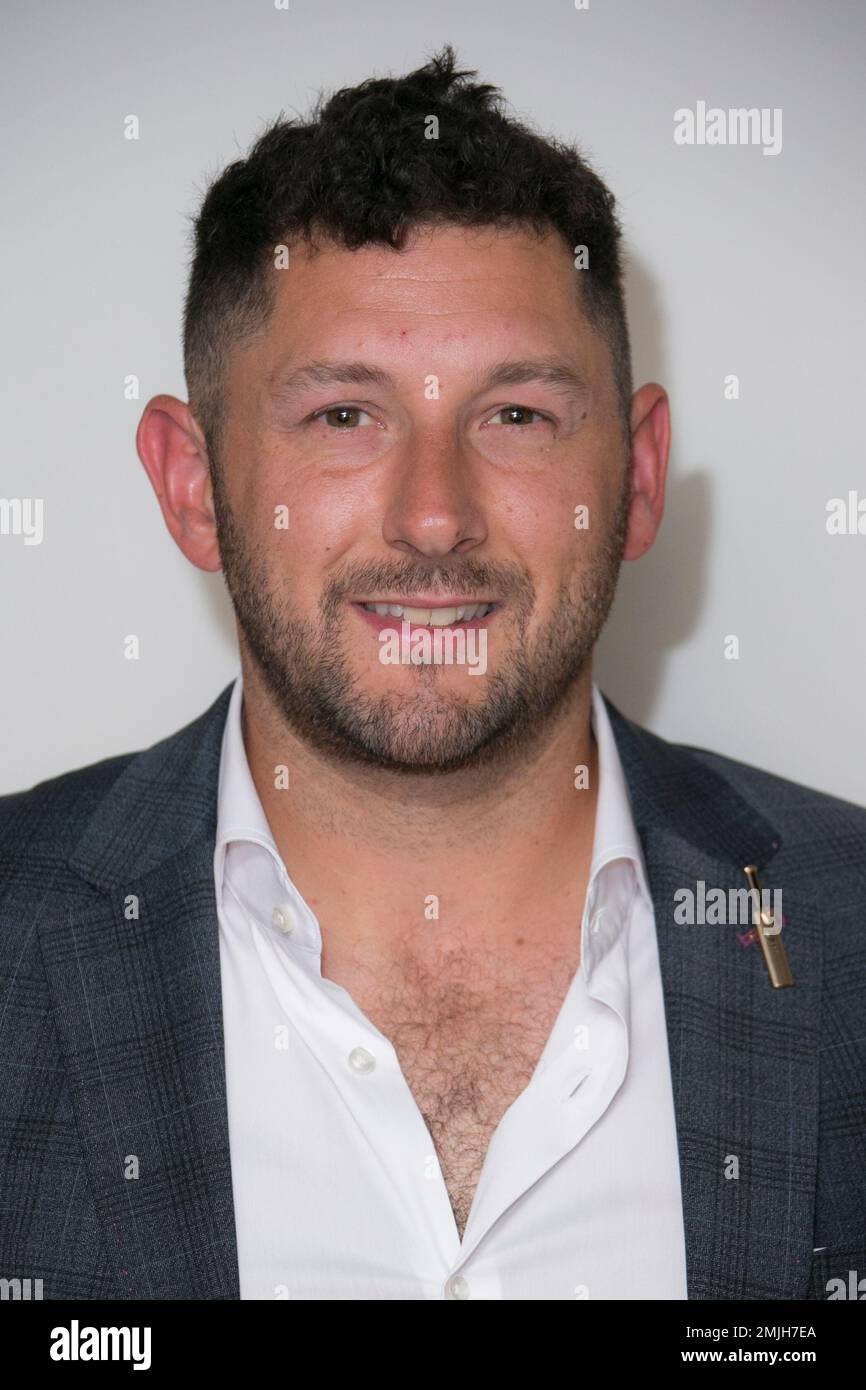 Cricketer Tim Bresnan poses for photographers upon arrival at 'The Edge ...