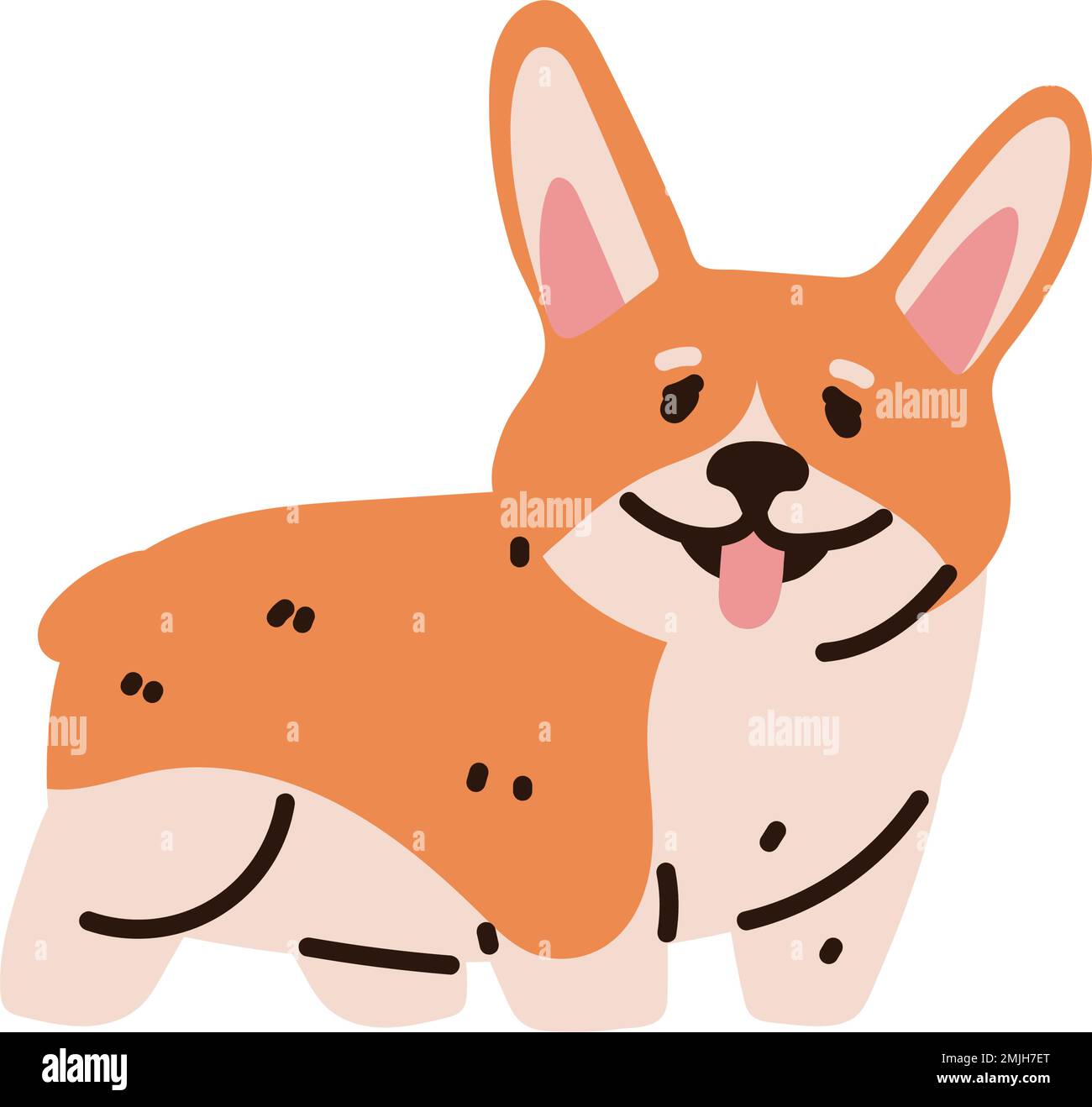 corgi dog icon Stock Vector Image & Art - Alamy
