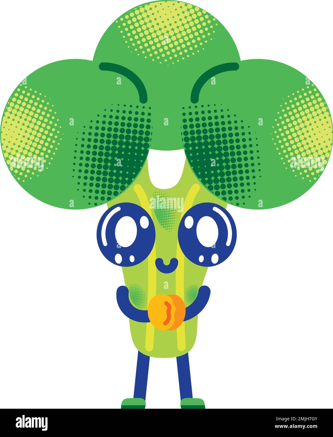 Kawaii broccoli healthy food hi-res stock photography and images - Alamy