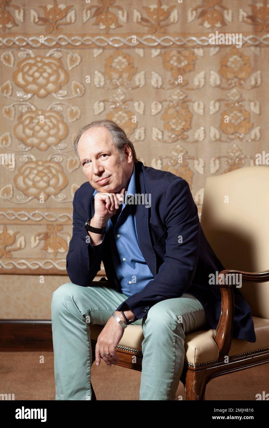 This July 10, 2019 photo shows composer Hans Zimmer posing for a ...