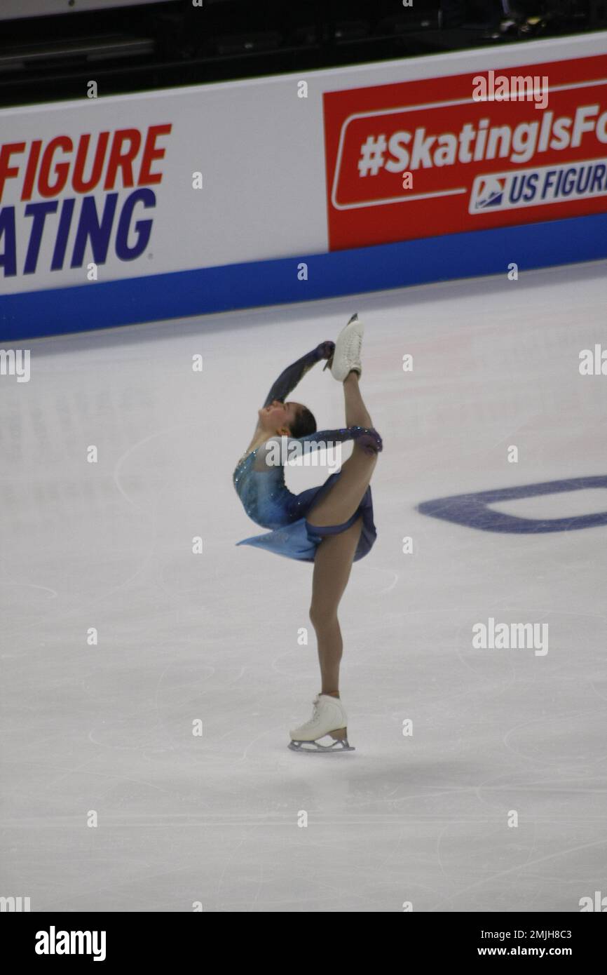 San Jose, CA, USA. 27th Jan, 2023. Isabeau Levito, winning the gold ...
