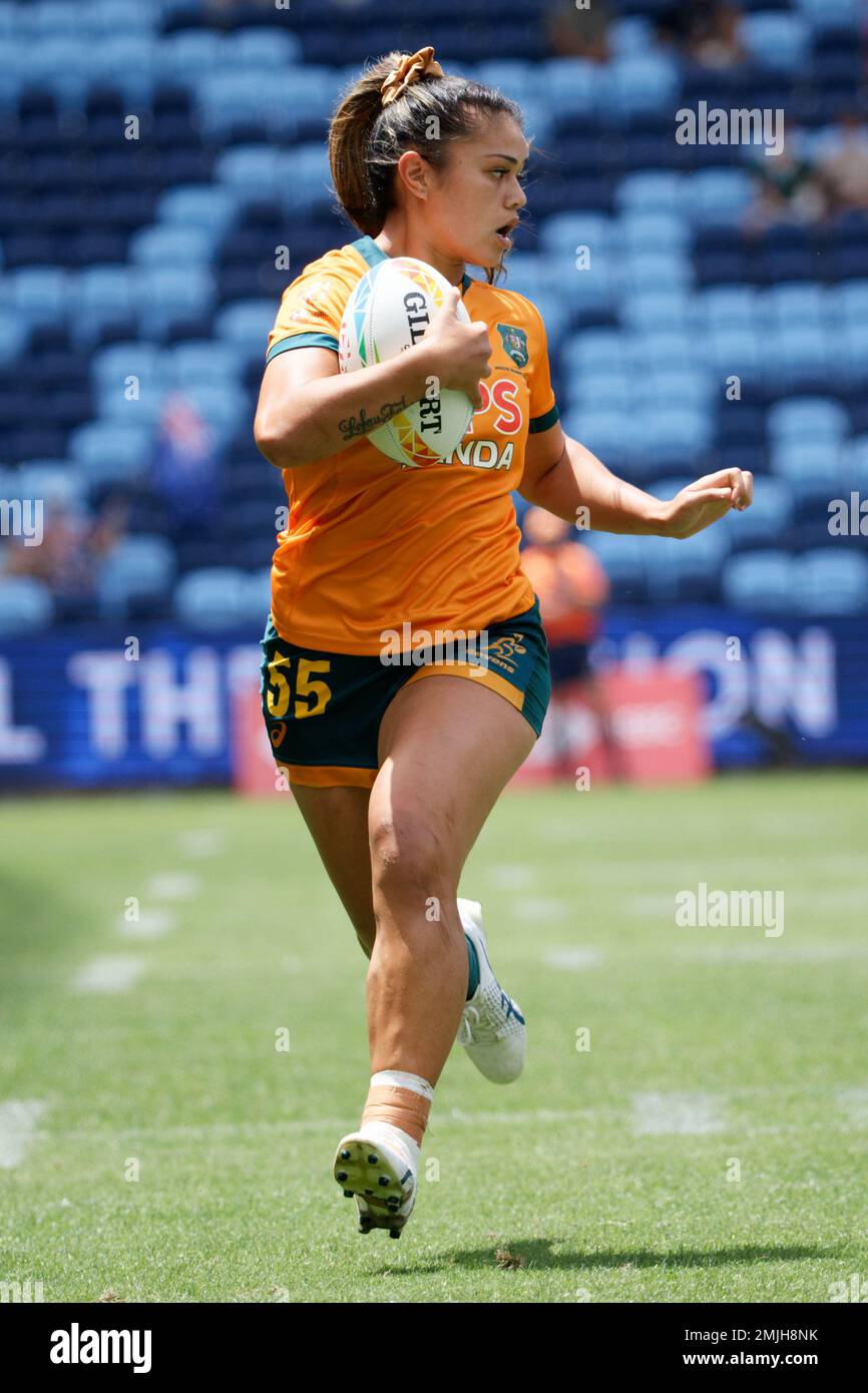 Sydney, Australia. 27th Jan 2023. Alysia Lefau-Fakaosilea of Australia ...