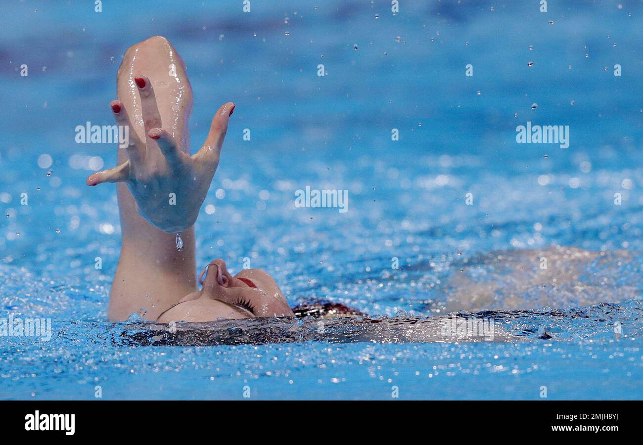 Russia's Svetlana Romashina performs her routine in the artistic ...