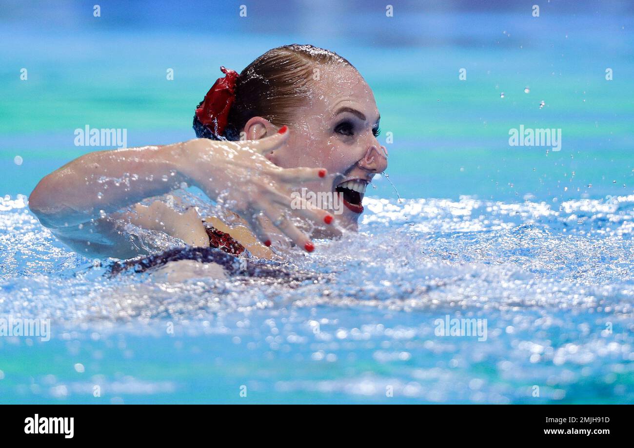 Russia's Svetlana Romashina performs her routine in the artistic ...