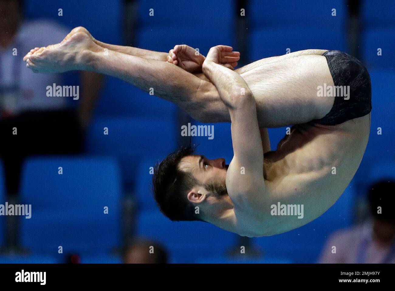Francios Imbeau-Dulac of Canada competes in the semifinals of men's 3 ...