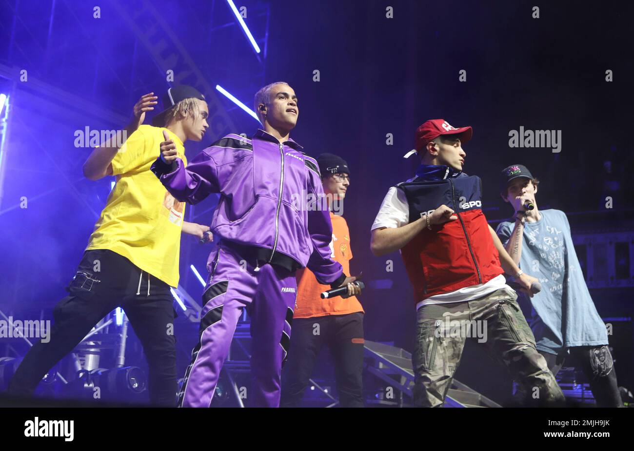 Brandon Arreaga, Edwin Honoret, Austin Porter, Nick Mara and Zion ...