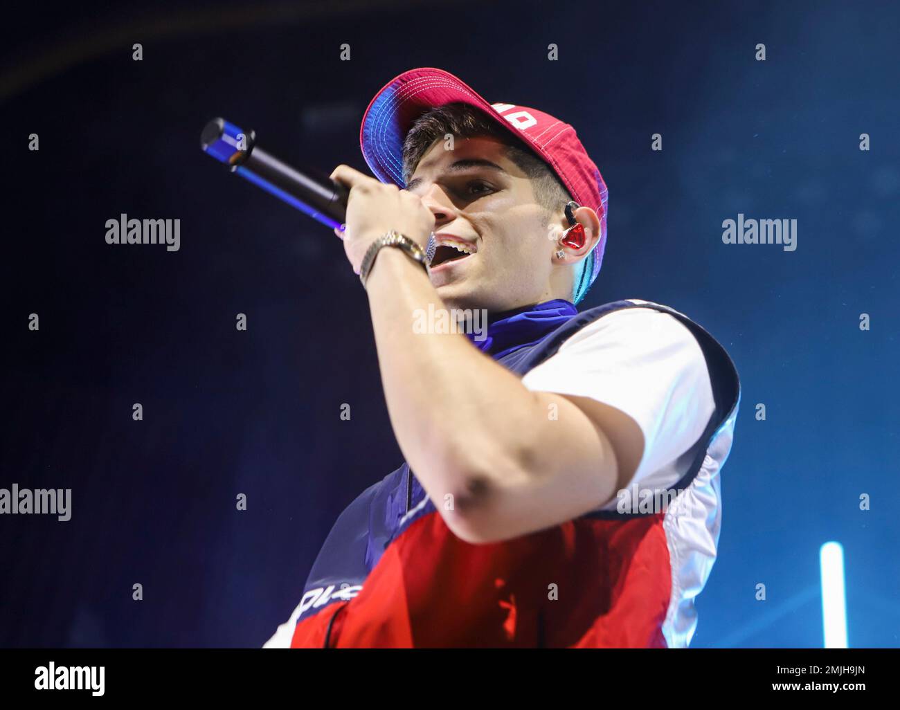 Nick Mara with PRETTYMUCH performs during the PRETTYMUCH: FOMO Tour at ...