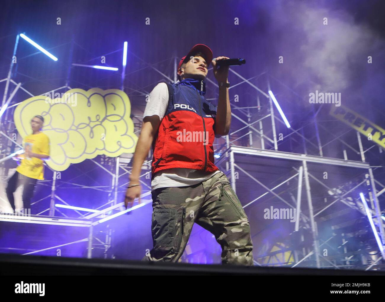 Nick Mara with PRETTYMUCH performs during the PRETTYMUCH: FOMO Tour at ...
