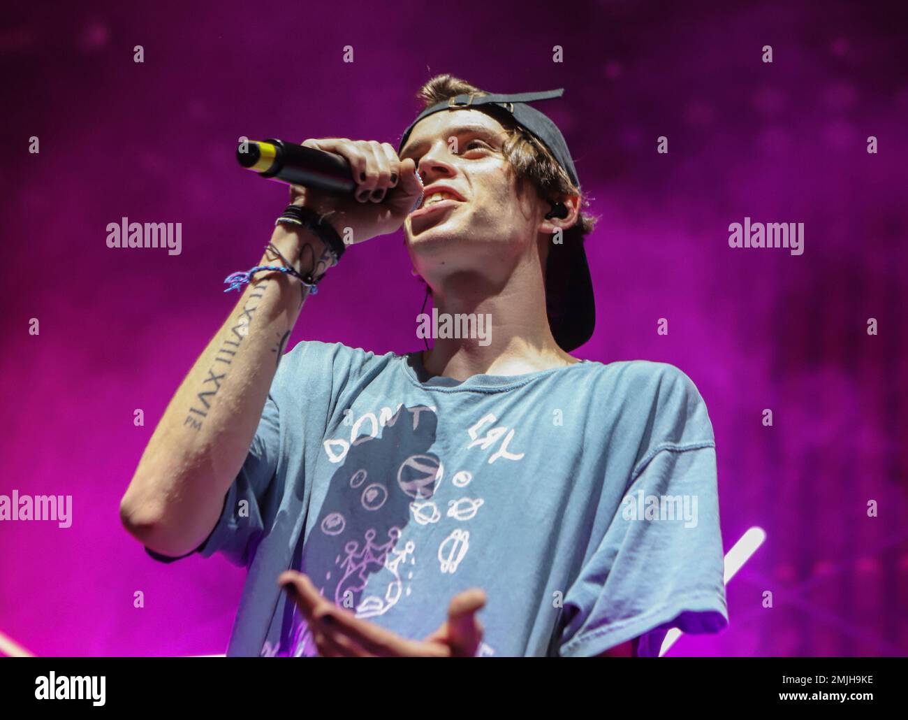 Austin Porter with PRETTYMUCH performs during the PRETTYMUCH: FOMO Tour ...
