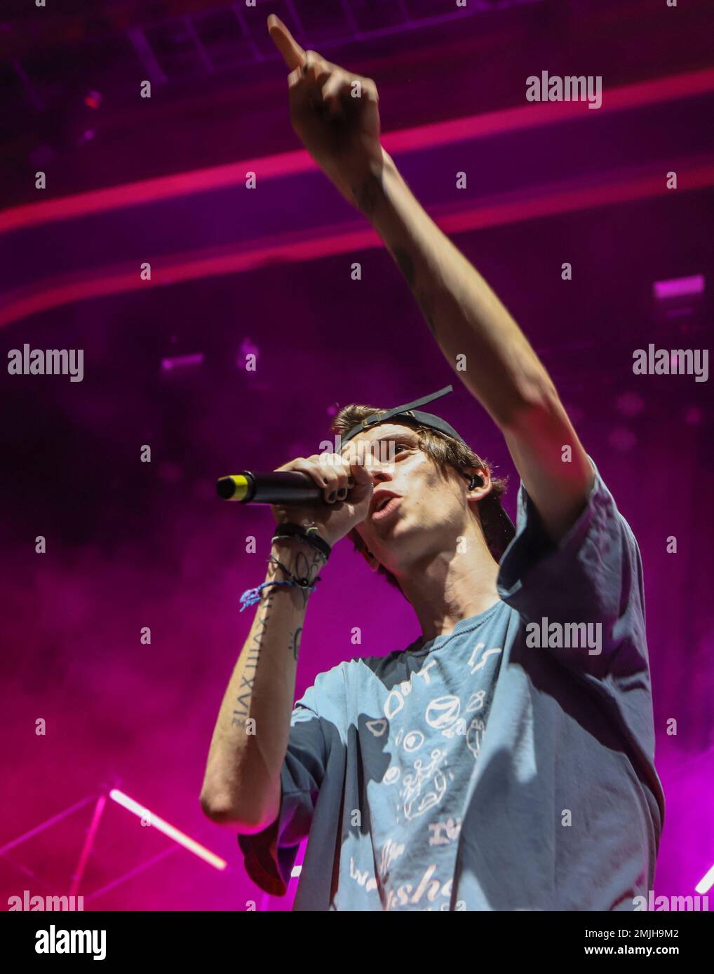Austin Porter with PRETTYMUCH performs during the PRETTYMUCH: FOMO Tour ...