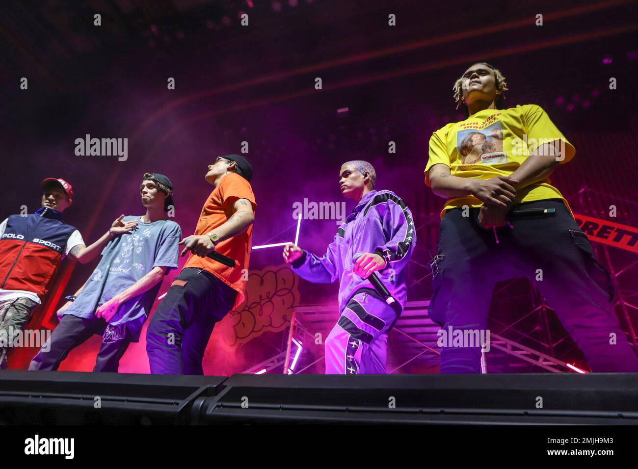 Brandon Arreaga, Edwin Honoret, Austin Porter, Nick Mara and Zion ...