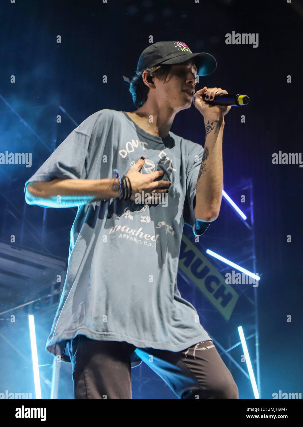 Austin Porter with PRETTYMUCH performs during the PRETTYMUCH: FOMO Tour ...