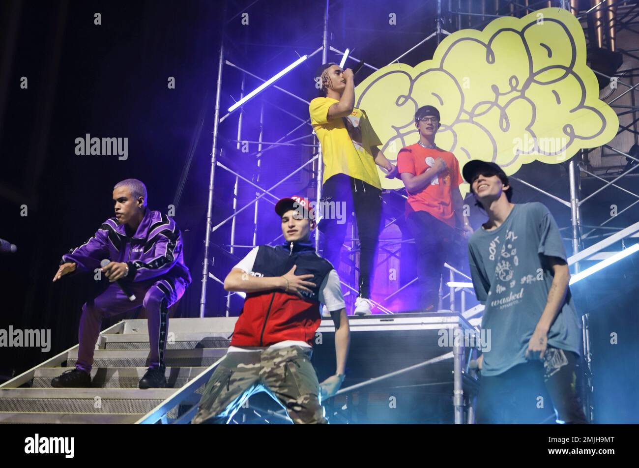 Brandon Arreaga, Edwin Honoret, Austin Porter, Nick Mara and Zion ...