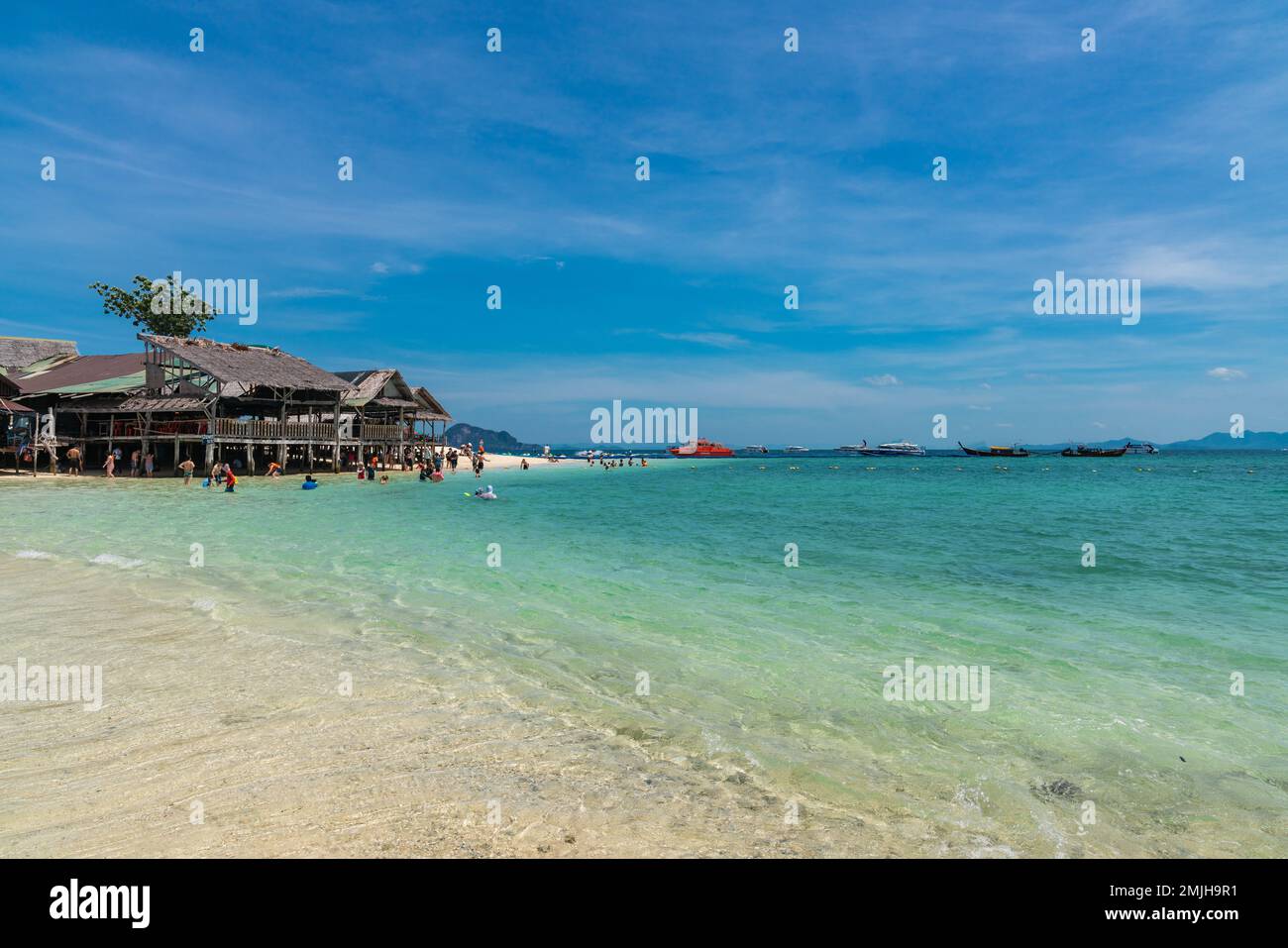 Thailand's blue diamond island beach day beauty Stock Photo - Alamy