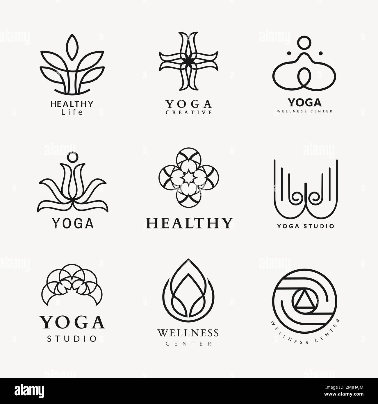 Beauty spa logo template, professional design for health & wellness ...