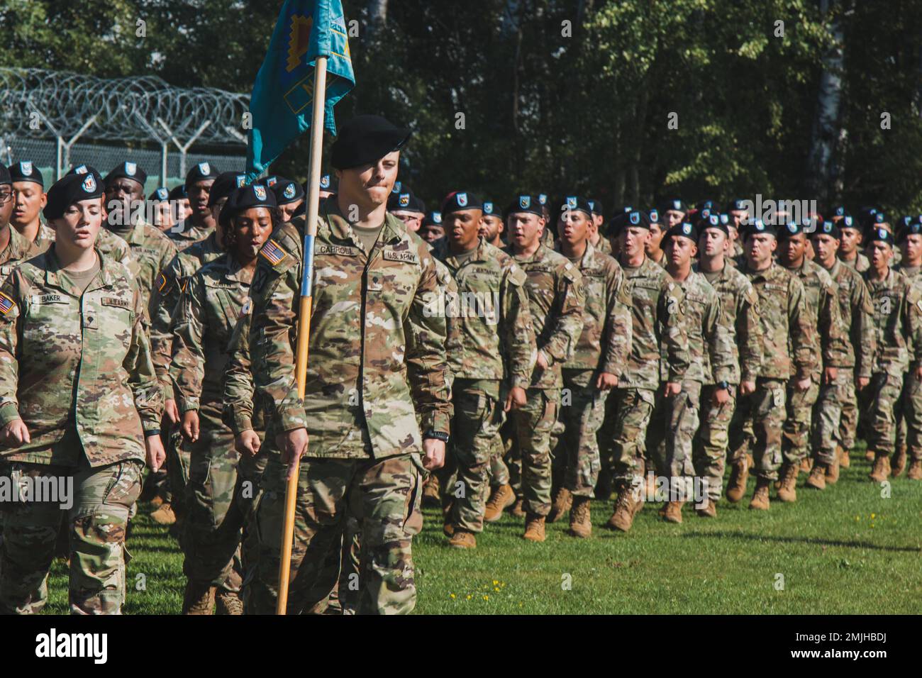 U.S. Army Soldiers in class 09-22 of the 7th Army Training Comand (7ATC ...