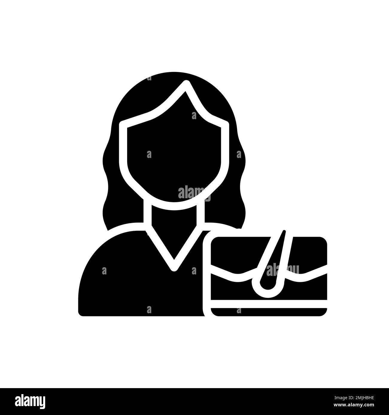 Dermatology Black Glyph Icon Stock Vector Image And Art Alamy