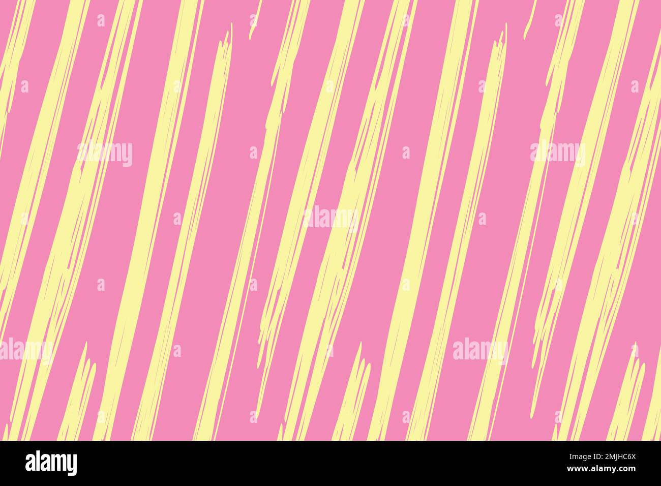 Cute background, yellow brush pattern design vector Stock Vector Image ...