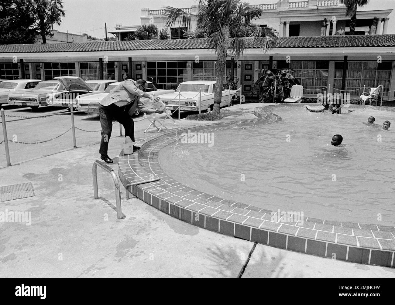 Hotel Owner Pouring Acid In The Pool