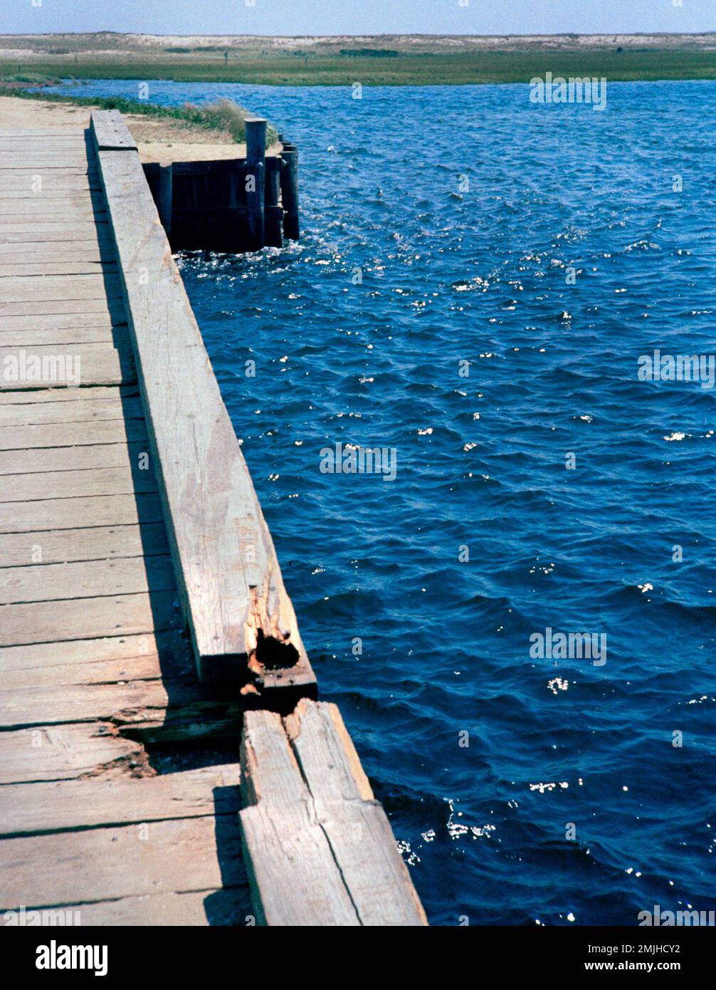 FILE - In this file photograph from 1969, skid marks and deck damage is ...