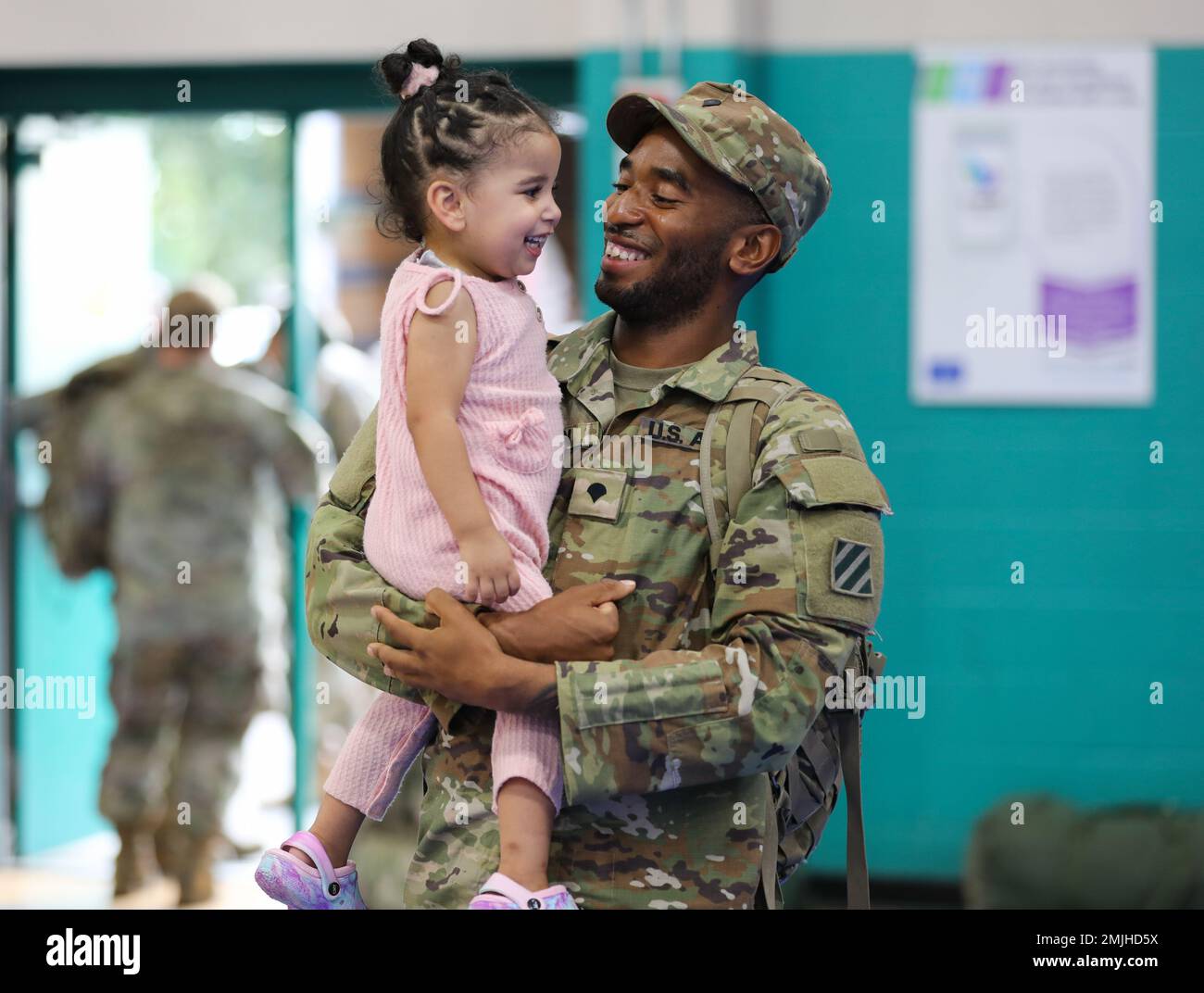 U.S. Army Spc. Joshua Milton, a motor transport operator assigned to ...