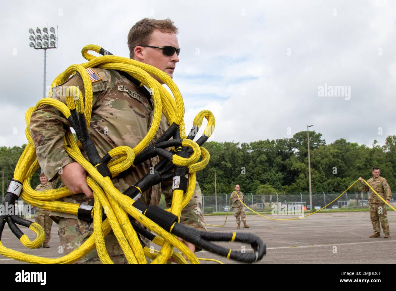 Soldiers assigned to 603rd Aviation Support Battalion, 3rd Combat ...